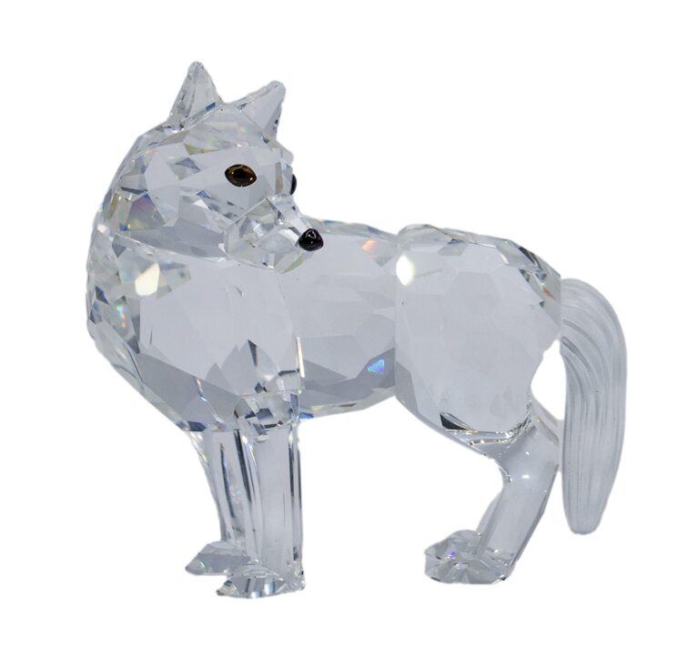 Swarovski Crystal Wolf – Treasure Antique & Appraisers